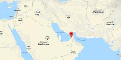 Dubaj mapa - mapy w Dubaju (Zjednoczone Emiraty Arabskie)